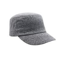 China Custom Logo Military Cadet Cap 58-60cm with Leather Patch - Adjustable Flat Top Officer Hat for sale