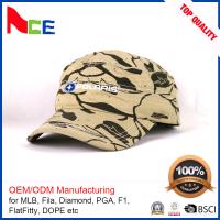 China Custom Military Cadet Cap with Flat Embroidery - Adjustable 56-60cm Size, 100% Cotton Twill Material for sale