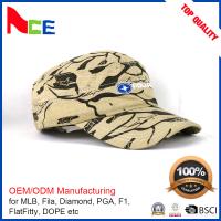 China Custom Military Cadet Cap with Flat Embroidery - Adjustable 56-60cm Size, 100% Cotton Twill Material for sale