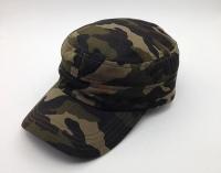 China Custom Camouflage Military Cadet Cap 100% Cotton 56-58cm Size with 3D Embroidery Customization for sale