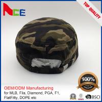 China Custom Camouflage Military Cadet Cap 100% Cotton 56-58cm Size with 3D Embroidery Customization for sale