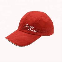 China ACE Headwear Men's Adjustable Golf Cap 58cm Size with 6.5cm Peak and Custom Embroidery Options for sale