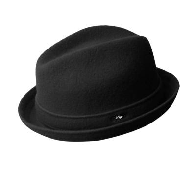 China Durable Player Faux Wool Fedora Hat 58cm One Size Fits All - Custom Jazz Hats for Men with OEM Options for sale