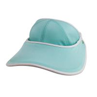 China Custom Logo PVC Plastic Sun Visor Cap for Women 20-30K Pcs Monthly Capacity for sale