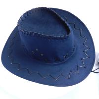 China Custom Suede Cowboy Boonie Hat for Kids and Adults Waterproof Promotional Bucket Hats 58cm for sale