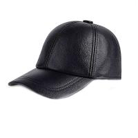 China Custom Leather Daddy Hat Curve Fitted 6 Panel Dad Cap Waterproof for sale
