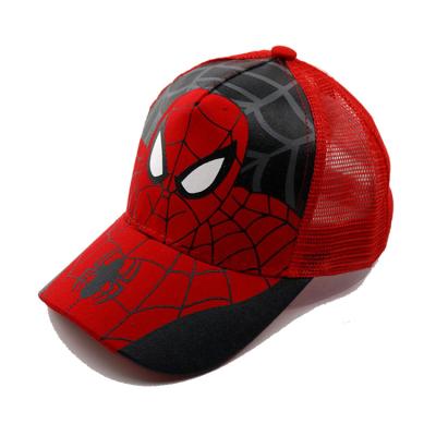 China Custom Spider-Man Baseball Cap for Kids 48-60cm Size Range with Multiple Material Options and Logo Customization for sale