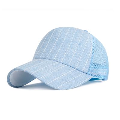 China Custom Logo 5 Panel Trucker Cap Mesh Back Adult Size 56-58cm Flat or Curved Visor for sale