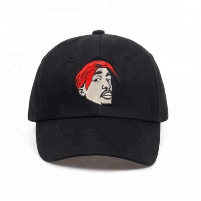 China Custom 100% Cotton Black Embroidered Baseball Caps - 58cm Size with Curved Visor for Men for sale