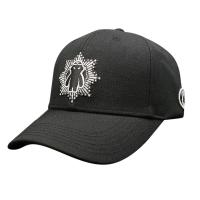China Custom Embroidered 6 Panel Polyester Baseball Cap 58cm Size Adjustable for sale
