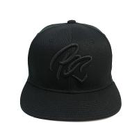 China 100% Cotton Flat Brim Snapback Hat 58cm with 3D Embroidery Logo Custom Design for sale
