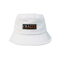 China Custom Solid Black Fisherman Bucket Hat for Women Men 58cm Size Cotton Fabric for sale