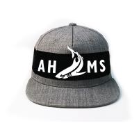 China Custom Logo Flat Brim Snapback Hats With Snap Closure 85% Acrylic 15% Wool for sale