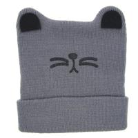 China Cotton Knit Beanie Cat Ear Baby Hat Winter Warm Soft Cap for Boys Girls Wholesale for sale
