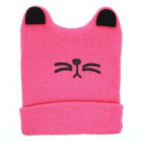 China Cotton Knit Beanie Cat Ear Baby Hat Winter Warm Soft Cap for Boys Girls Wholesale for sale