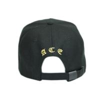 China Customize Black 6 - Panel Flat Embroidery Logo Sports Baseball Caps for sale