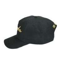 China Customize Black 6 - Panel Flat Embroidery Logo Sports Baseball Caps for sale