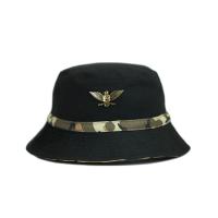 China Custom Fishing Sun Bucket Cap with Metal Logo - 100% Cotton, Sizes 6 7/8