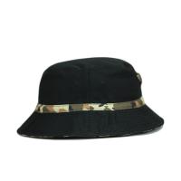 China Custom Fishing Sun Bucket Cap with Metal Logo - 100% Cotton, Sizes 6 7/8