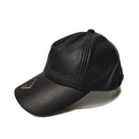 China Custom PU Leather Baseball Caps 56-58cm Size with Multiple Logo Options and 100pcs MOQ for sale