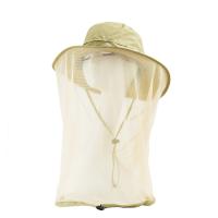 China Quick Dry Anti Mosquito Head Net Wide Brim Sun Hat Beekeeping Protect Anti Sting Mesh Breathable Cap 56 62cm for sale