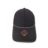 China 100% Cotton Plain Black Baseball Cap 58cm Outdoor Sports Golf Hat Custom Logo for sale