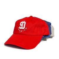 China 3d Puff Washed Cotton Unstructured Baseball Caps / Metal Buckle Dad Hats for sale
