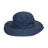 China Custom Plain Fisherman Bucket Hat with String 58cm Cotton Polyester Outdoor Sun Cap for sale