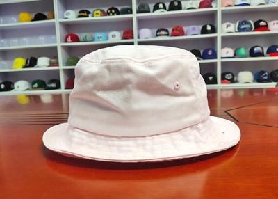 China Custom Logo Cotton Bucket Hat 58cm for Summer Sun Protection Wholesale for sale