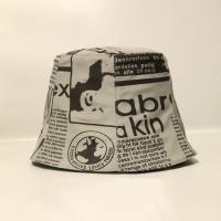 China Foldable Double Face Reversible Bucket Hat 56-58cm Summer Promotional Cap for sale