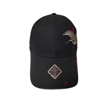 China Summer Hip Hop Printing Skull Baseball Caps Curved Brim 6- Panel for sale