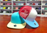 China Custom 6 Panel Snapback Hats 100% Cotton Flat Bill Caps for Embroidery Logo 56-60cm for sale
