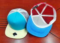 China Custom 6 Panel Snapback Hats 100% Cotton Adjustable Caps 58cm Size OEM for sale