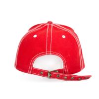 China Custom Logo Baseball Cap 100% Cotton Unisex Snapback Hat with Metal Buckle Patch for sale