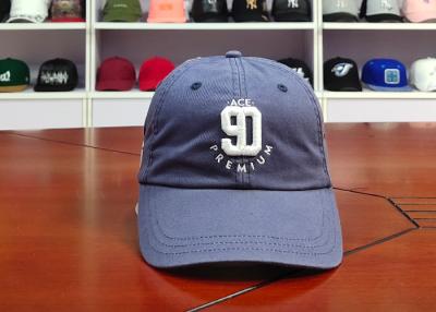 China Custom 100% Cotton Sublimation Baseball Cap with Blue Metal Buckle Light Blue for sale