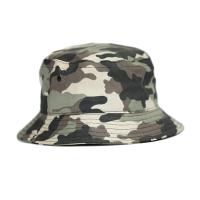 China Custom 5/6 Panel Bucket Hats with Logo - 58cm Adult Size, Camo Jungle Caps with Multiple Closure Options for sale