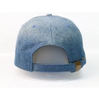 China ACE Wash Blue Denim Baseball Cap - 100% Cotton Custom Logo Hat with 32kg Carton Weight and 200pcs MOQ for sale