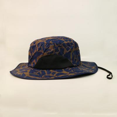 China Custom Sun Protect Logo Mens Beach Bucket Hat Outdoor Fishing Hat 58cm for sale