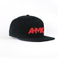 China Flat bill  Customized made 3D rubber letters logo Sports snapback Hats Caps for sale
