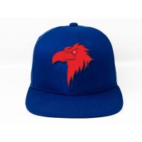 China Custom Snapback Hat 100% Cotton Flat Brim Sports Cap for Adult Kid 58cm for sale