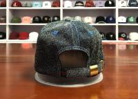 China Custom Bling Metal Thread ACE Embroidery 6 Panel Baseball Cap 100% Cotton 58-60cm for sale