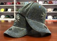 China Custom ODM Adjustable Bling Structured 3D Embroidery Flower Dad Hat 100% Cotton 52-62cm for sale