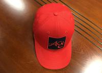 China Custom 3D Embroidery Logo 6 Panel Baseball Cap 100% Cotton Unisex Adult Red for sale