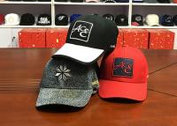 China High quality ACE custom design logo and material and color 6panel structured baseball caps hats for sale