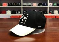 China Customize ACE mix color black and white 6panel structured baseball caps hats for sale
