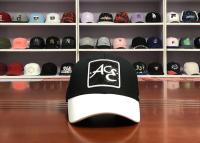 China Customize ACE mix color black and white 6panel structured baseball caps hats for sale