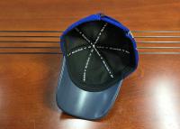 China Curve bill Customize 6panel  navy blue 3D embroidery M letter baseball caps hats for sale