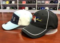 China Small MOQ customized material color 6panel  embroidery logo baseball caps hats for sale