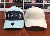 China Small MOQ customized material color 6panel  embroidery logo baseball caps hats for sale