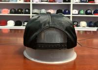 China Custom 100% Cotton Sports Snapback Hat 58cm Adjustable Black Embroidery Logo for sale